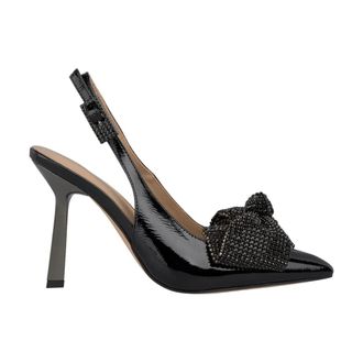 Alma En Pena Schuh mit Strass-Schleifen-Absatz - - Shoes - Damen - Schwarzk - 37 EU