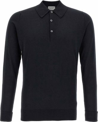 John Smedley Polo - Noir