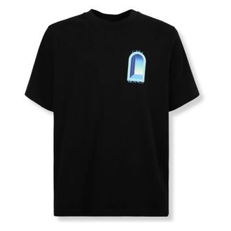 Casablanca T-Shirt LArche - Homme - Tops - Noir - Taille: 3XL