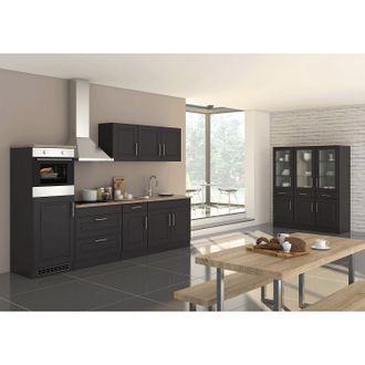 Held Möbel home24 Hängeschrank Rom 100cm Grau/Grau