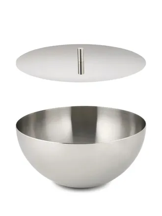 Alessi bougie Rocc m&eacute;dium parfum&eacute;e &agrave; lam&eacute;thyste (600 g) - Blanc