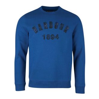 Barbour Homme, Sweatshirts et sweats à capuche, Bleu, Taille: L Affiliate Crew
