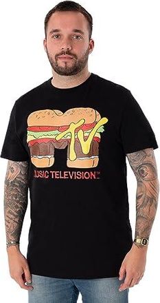 Giesswein Burger Adultes T-Shirt à Manches Courtes Noir | T-Shirt emblématique rétro pour Un Look Cool sans Effort et Un Confort Ultime