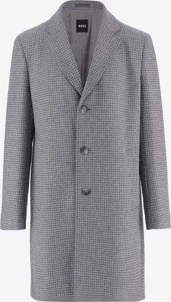 HUGO BOSS Manteau en laine avec motif Henspeat