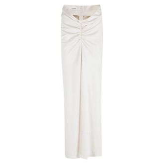 Andamane Iris Maxi Rock - - Skirts - Damen - Wei&szlig; - M