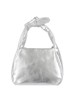 Mymo Metallic-Tasche Damen Silber