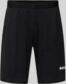 HUGO BOSS Regular Fit Shorts mit Label-Schriftzug Modell TOC SPIN 9 INCH