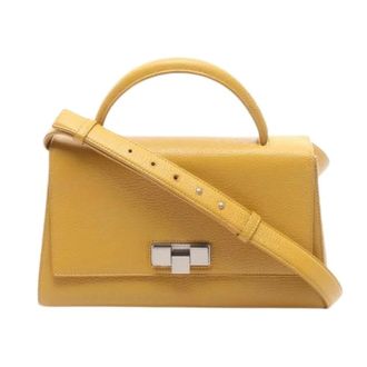 Bottega Veneta Pre-owned Sac en cuir 2 ways - Femme - Pre-owned - Jaune - Taille: ONE Size