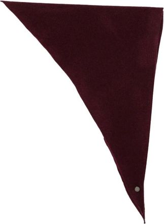 Roberto Collina &Eacute;charpe Tricot&eacute;e Triangulaire - Homme - Accessoires - Rouge - Taille: ONE Size