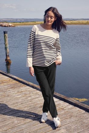 Laurie Damen vegan Hose Julia Regular Short Length Schwarz