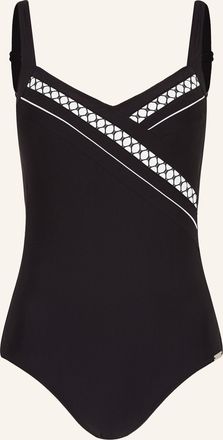 Charmline Charmline Shape-Badeanzug Textured Dimension schwarz