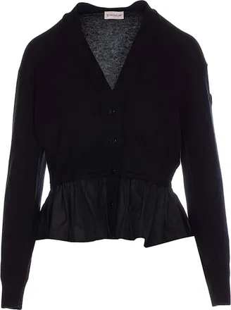 Moncler Femme, Pulls, Noir, Taille: 40 FR Cardigan