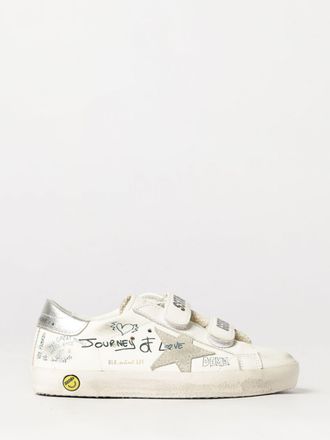 Golden Goose Old School Leder-Sneakers mit Klettverschluss f&uuml;r Jungen