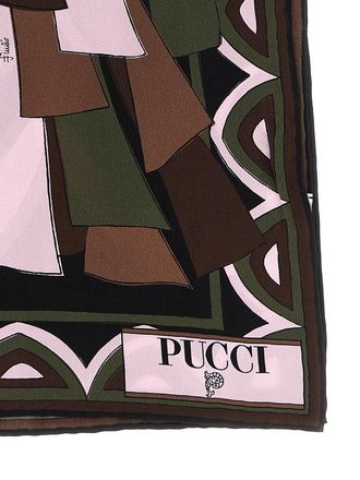 Emilio Pucci Baiadera Scarf - Black