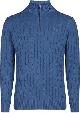 GANT Pull &agrave; mailles torsad&eacute;es en coton