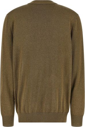 Etro Silk Paisley Insert Cardigan - Olive