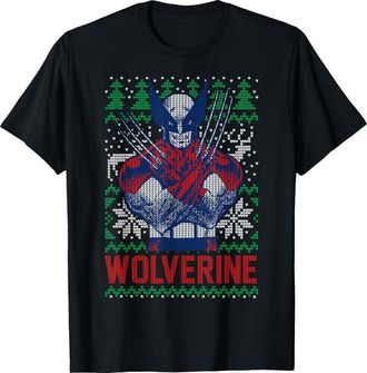 MARVEL X-Men Wolverine Weihnachten Tree Ugly T-Shirt