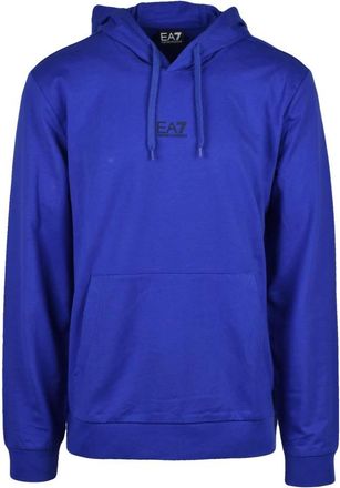 Emporio Armani Emporio Armani Ea7, Homme, Sweatshirts et sweats &agrave; capuche, Bleu, Taille: XL Felpa cappuccio