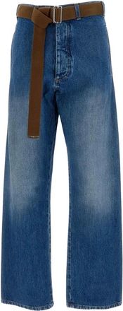 Plan C Plan C, Femme, Jeans, Bleu, Taille: 34 FR Jean Droit Taille Haute