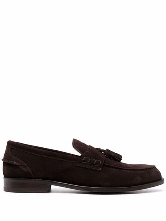 Scarosso mocassins en daim Ralph &agrave; glands - Marron