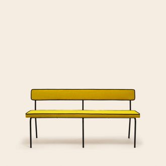 Madura Banc Ysabeau Dalila jaune sulfure et noir - JAUNE