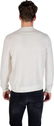 A|X Armani Exchange Crew Neck Pullover Sweatshirt - White