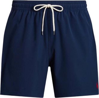 Polo Ralph Lauren Homme, Maillots de bain, Bleu, Taille: L Traveler Mid Trunk