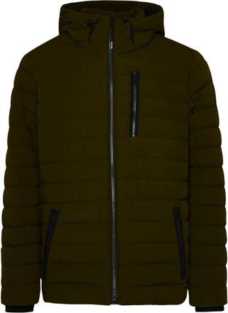 Moose Knuckles Homme, Vestes, Vert, Taille: M Doudoune Hooper en Nylon Vert