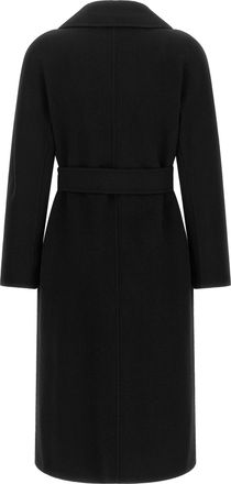 Max Mara Double-Faced Wool-Cashmere Coat - Black