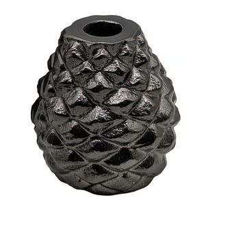 LAMBERT Kerzenleuchter Pine Tannenzapfen Schwarz (12cm)