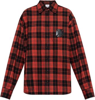 VETEMENTS Homme, Chemises, Rouge, Taille: L Chemise &agrave; Carreaux