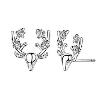 Generic Cerf &eacute;l&eacute;gant Goujon Boucles doreilles Goujon Animal Mignon mod&eacute;lisation Boucles doreilles de No&euml;l Bijoux Accessoires Cadeau pour Les Femmes Commode et
