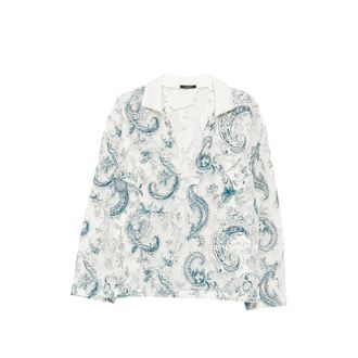 Taakk Paisley-print Mesh Shirt