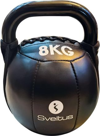 Sveltus Soft Kettlebell PU Schwarz 8 kg