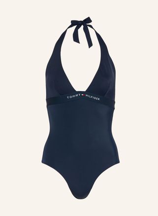 Tommy Hilfiger Neckholder-Badeanzug blau