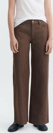 Thinking Mu Thinking MU Damen vegan Hose Albin Stripes Kettan Blau