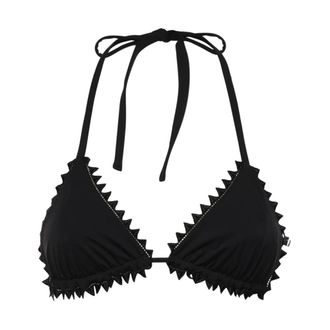 Jacquemus Femme, Maillots de bain, Noir, Taille: 40 FR Picot Bikini Top