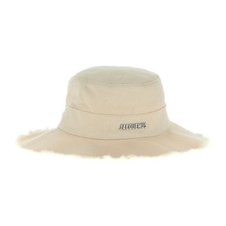 Jacquemus Homme, Accessoires, Blanc, Taille: 56 CM Le Bob Artichaut Bucket Hat