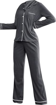 Generic Pijamas Femmes Polaire, Pyjama Femmes, Pyjama Pilou Pilou, Avec Haut Manches Longues Et Pantalon De Pyjamas, Deux Pi&egrave;ces 2024 Automne Hiver Pour Femme