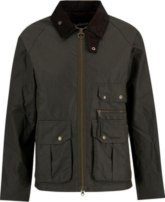 Barbour Wachsjacke Re-Engineered Blackett Spey mit Cord-Kragen in