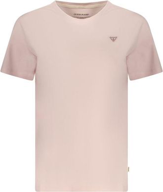 Guess Rosa Baumwoll Damen T-Shirt