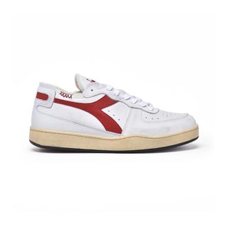 Diadora Femme, Chaussures, Blanc, Taille: 41 EU Mi Basket Row Cut