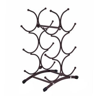 Artibetter MOLUCKFU Elegantes Stabiles Weinregal aus Eisen f&uuml;r Flaschen Rutschfester Rostfreier Flaschenhalter Vielseitig f&uuml;r K&uuml;che Bar Wohnzimmer Praktische Auf