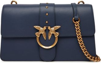 Pinko Handtasche PINKO Love One Classic ST.CL Al 25-26 PLTT 105857 A0F1 Dunkelblau