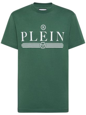 Philipp Plein T-Shirt mit grafischem Print - Gr&uuml;n