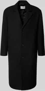 Selected Relaxed Fit Wollmantel mit Reverskragen Modell MILOS