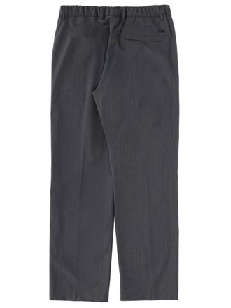 Herno Wool Blend Tailored Trousers - Gray