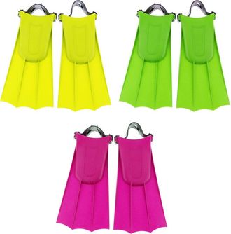 Generic Erwachsene Flossen für Tauchen Schwimmen, Taucherflossen Schwimmflossen Schnorchelflossen - Gelb, 40-44