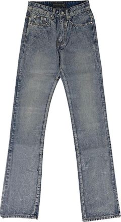 Who Decides War by Ev Bravado Ausgeblichene Jeans - Blau