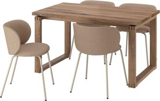 IKEA M&Ouml;RBYL&Aring;NGA / KRYLBO Tisch und 4 St&uuml;hle